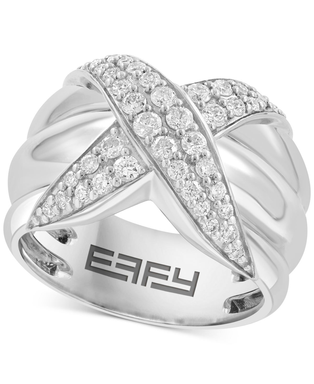 Click here for Effy Diamond Crossover Statement Ring (5/8 ct. t.w... prices