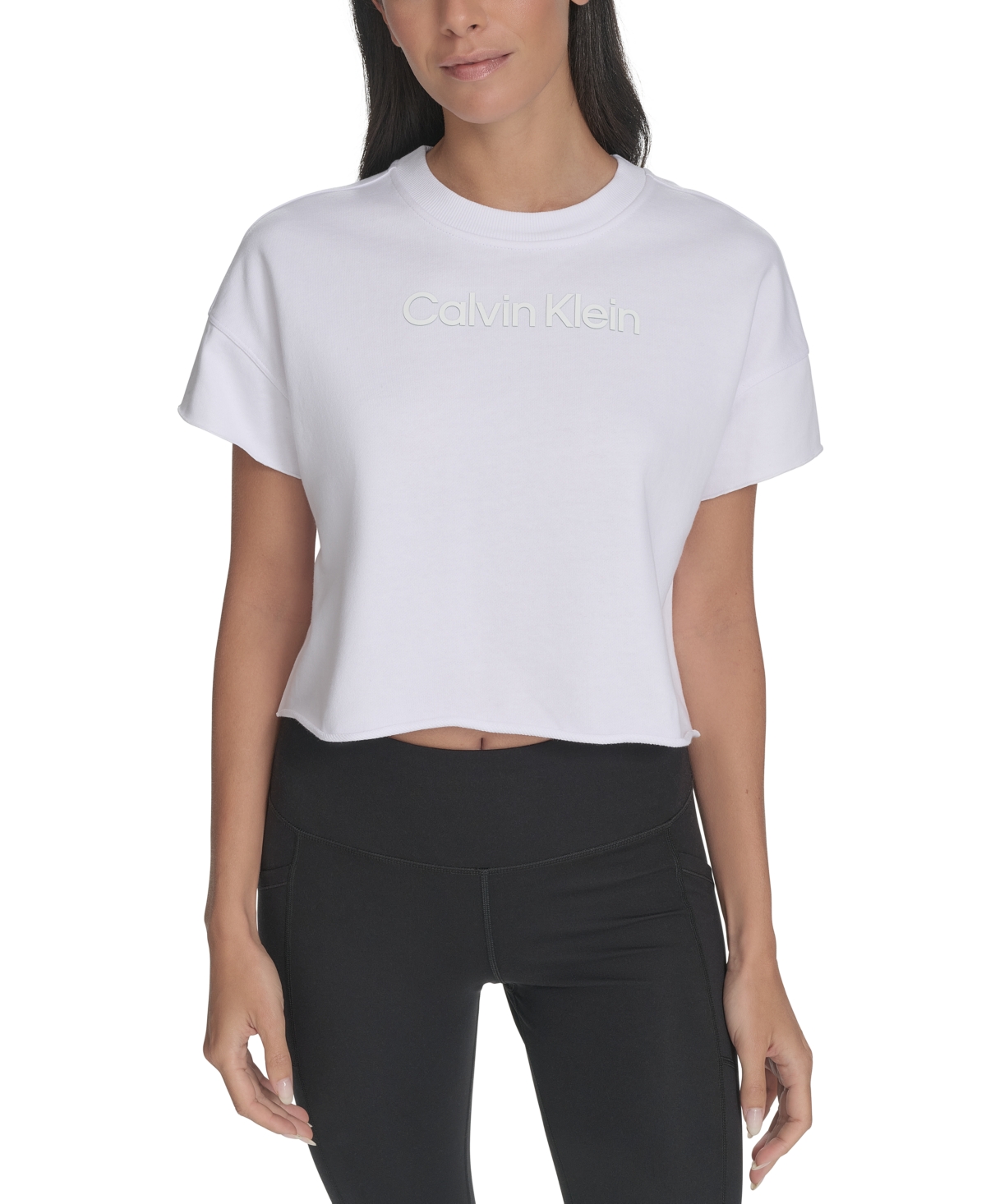 Click here for Calvin Klein Performance Womens French Terry 2-Ton... prices