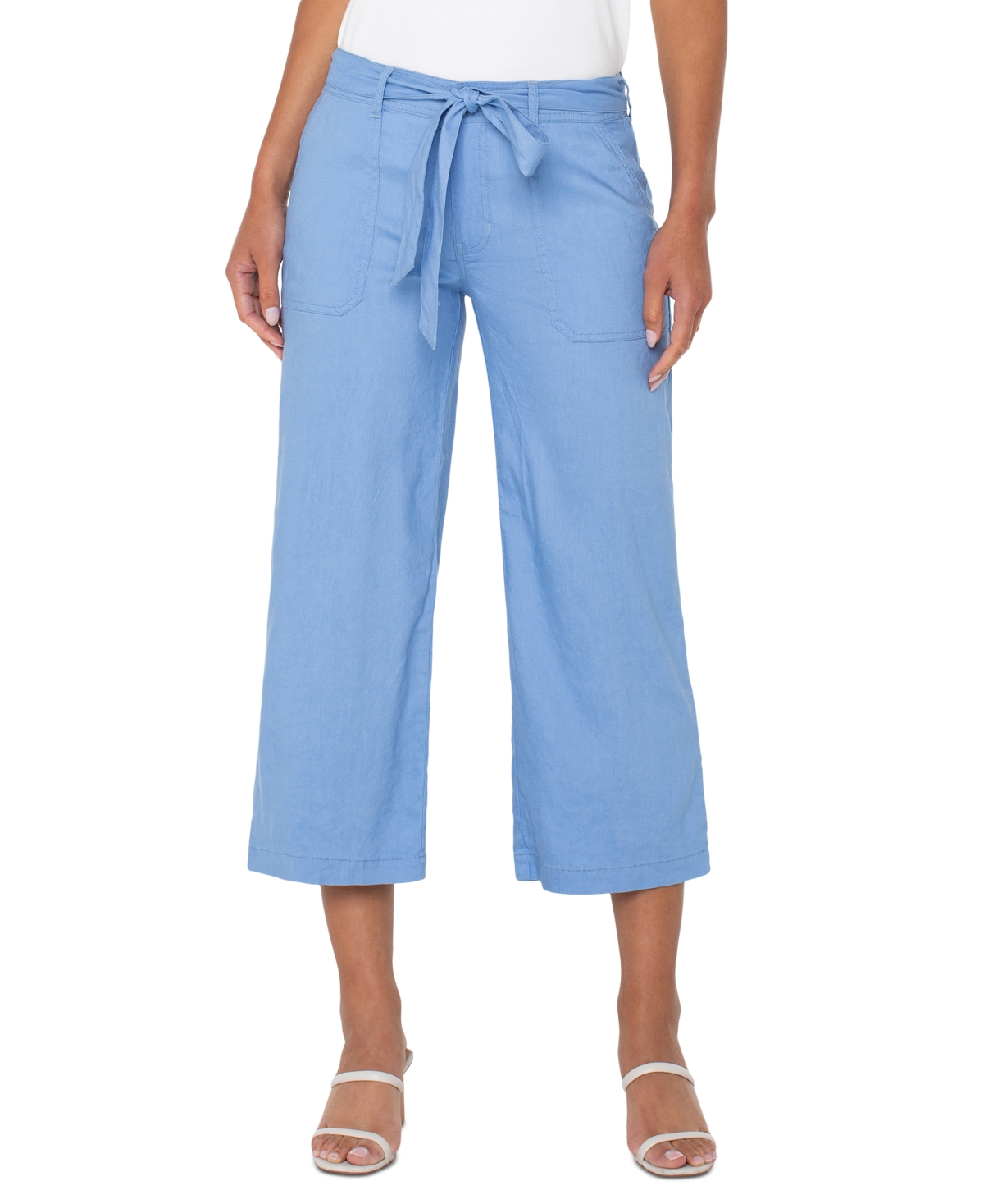 Click here for Liverpool Los Angeles Womens Belted Cropped Wide-L... prices