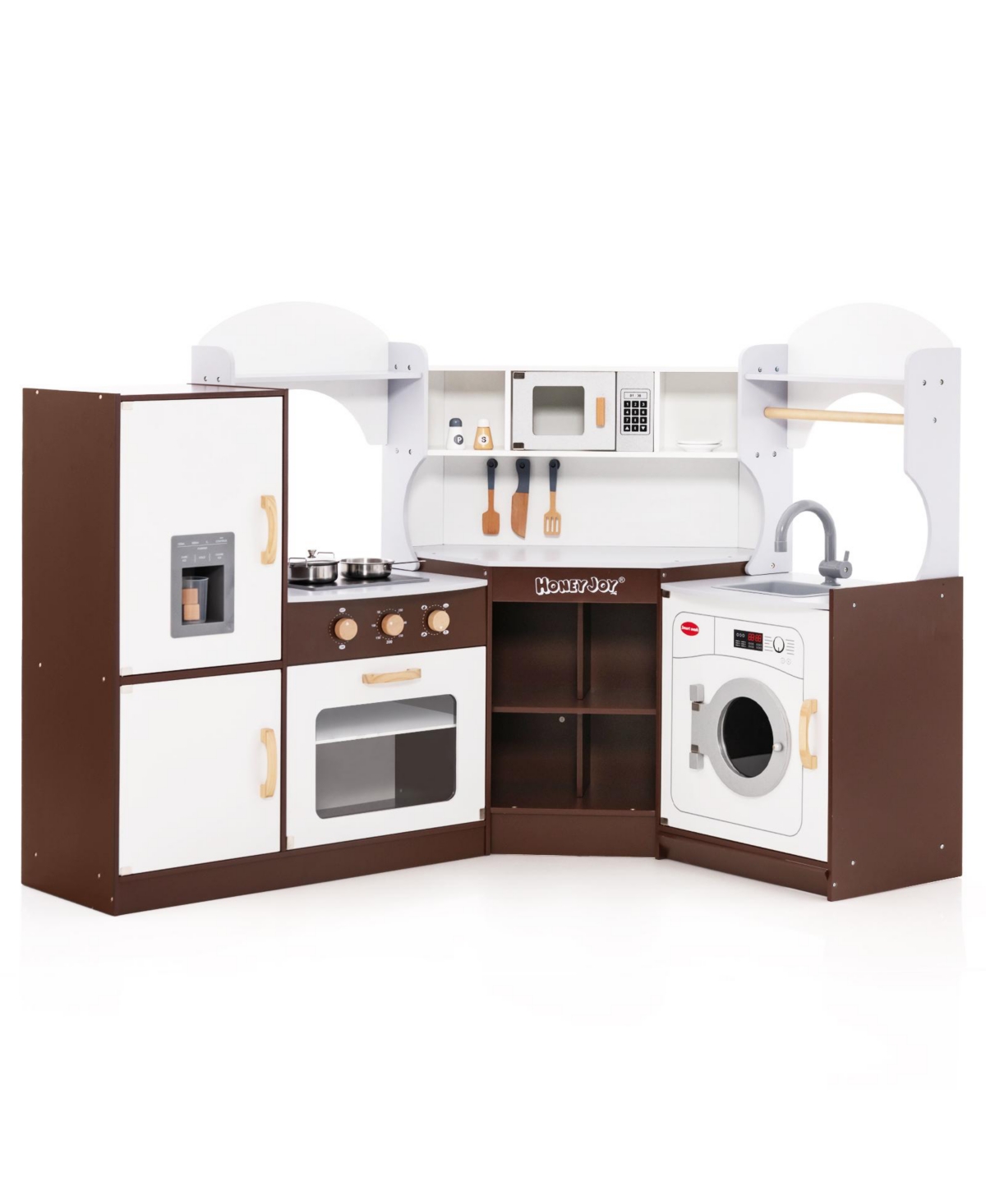 Click here for Kids Kitchen Playset - Brown prices