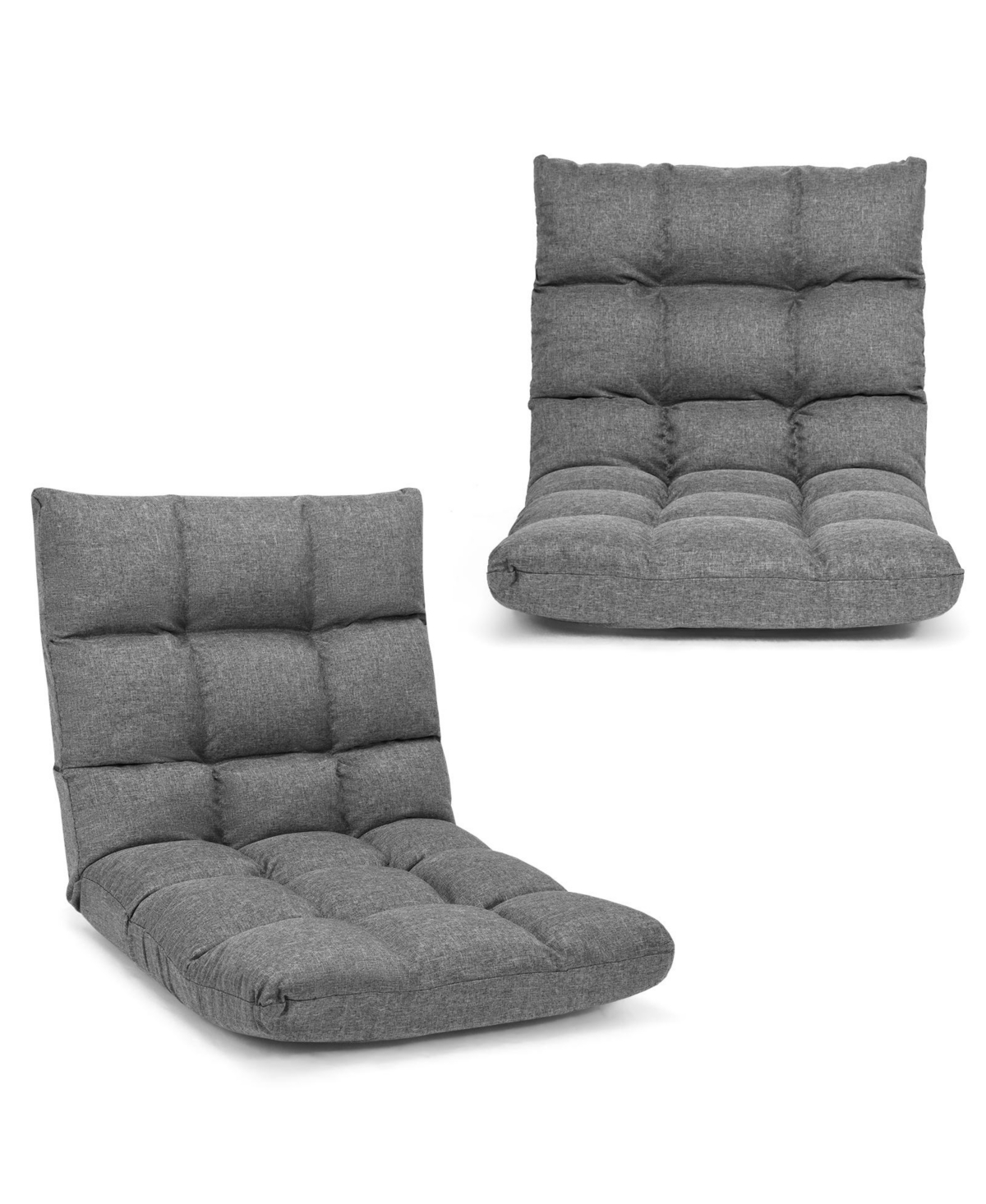 Click here for 14-Position Adjustable Folding Lazy Gaming Sofa -... prices