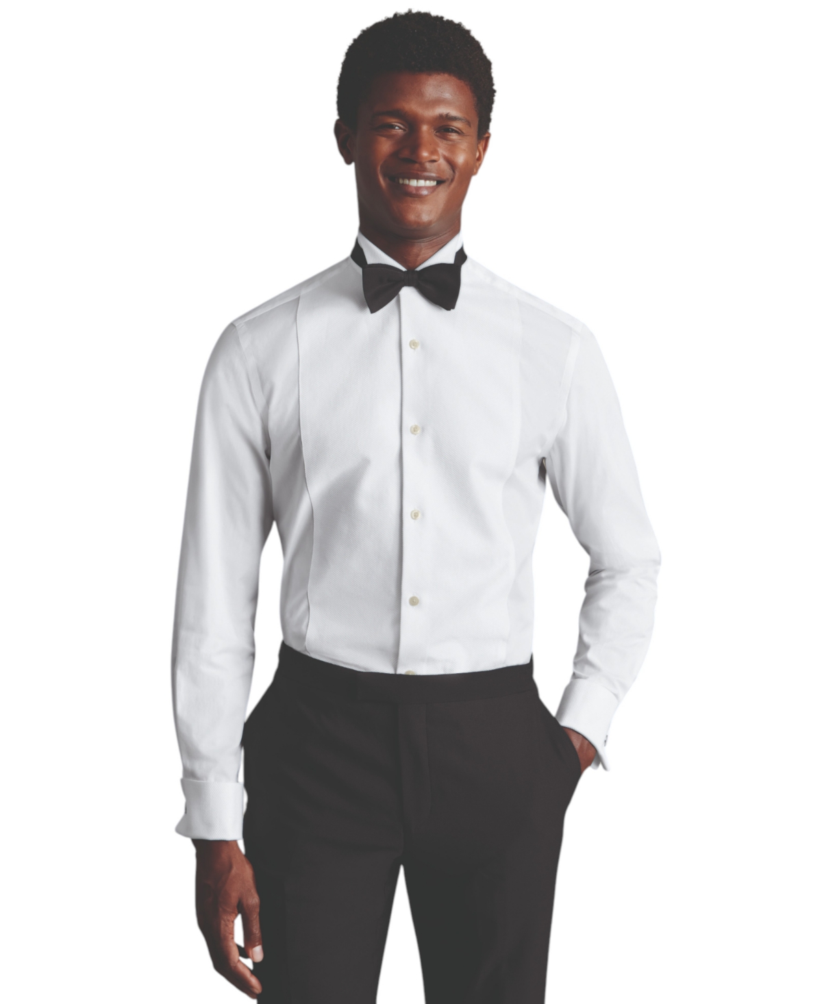 Click here for Charles Tyrwhitt Mens Slim-Fit Tuxedo Dress Shirt... prices