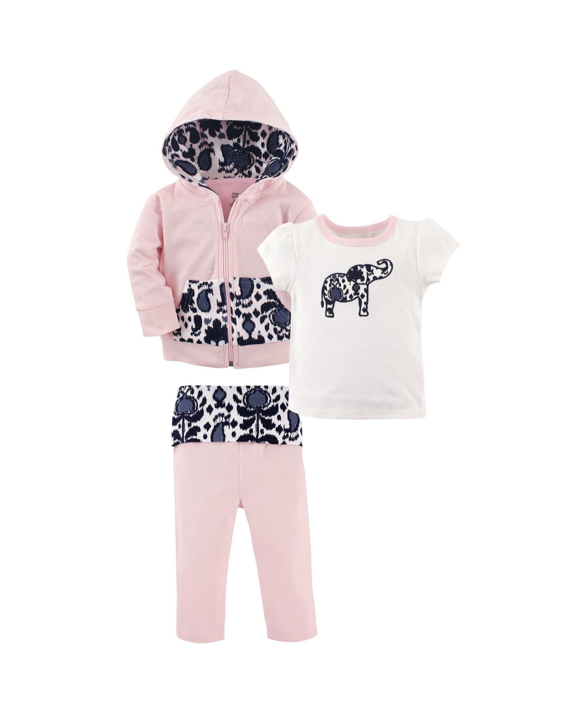 Click here for Yoga Sprout Toddler Girls Cotton Hoodie  Bodysuit... prices