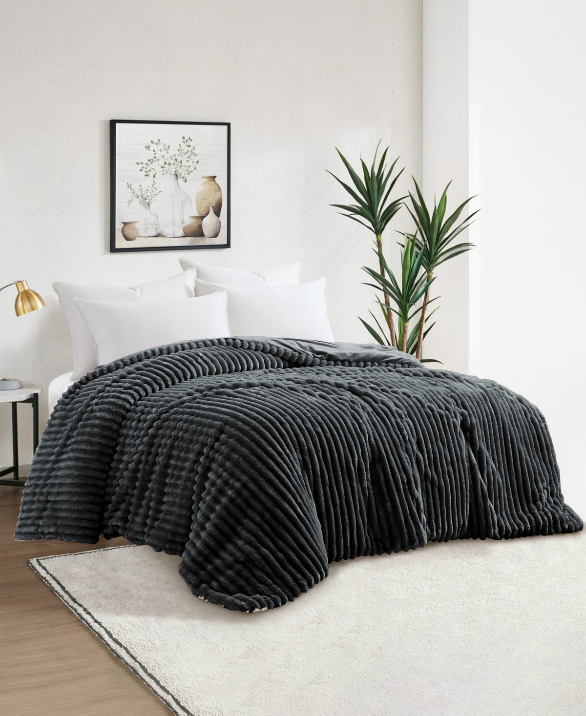 Click here for Unikome Year Round Plush Flannel Comforter  King -... prices