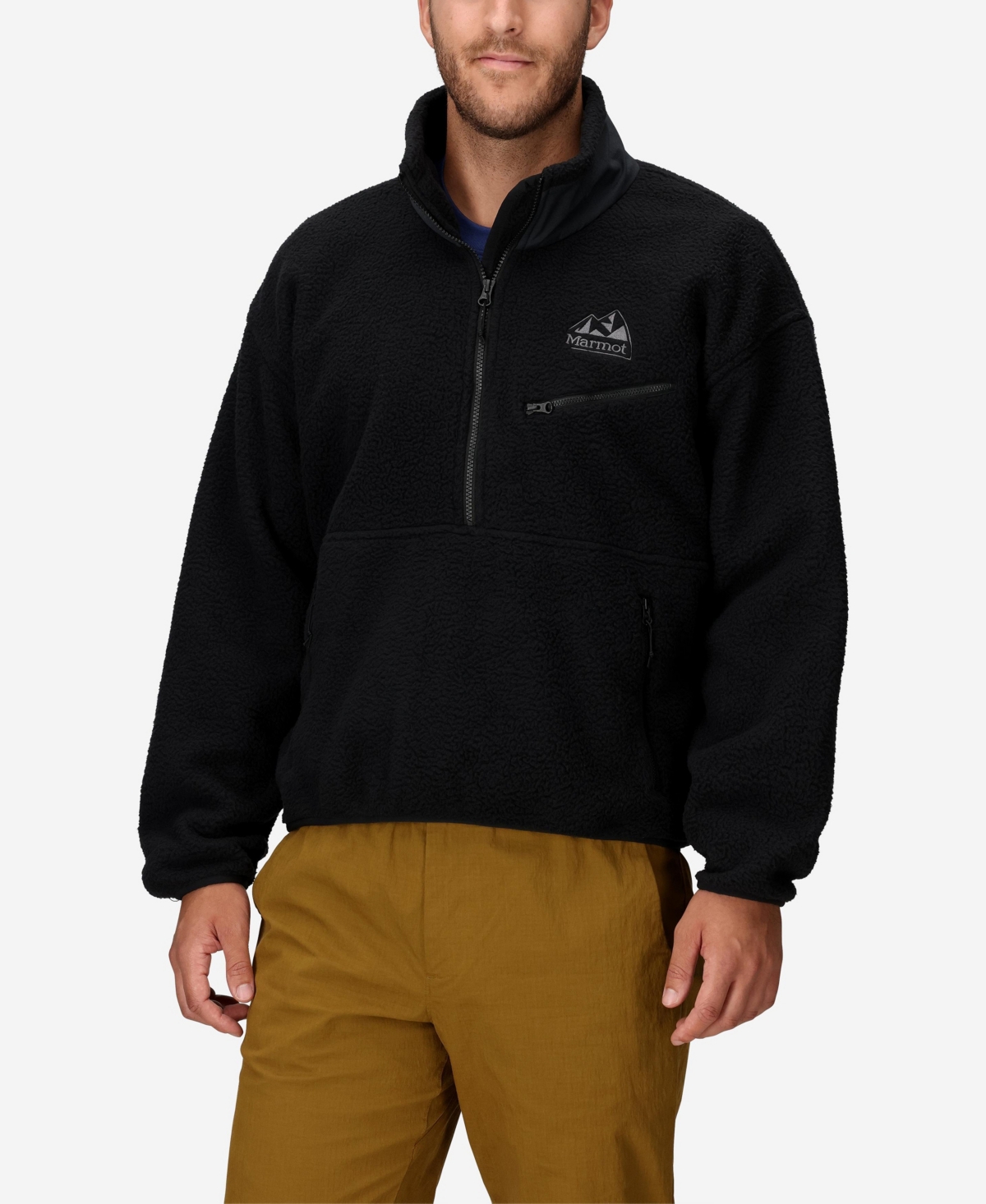 Click here for Marmot Mens 94 Zipper Fleece Jacket - Black prices