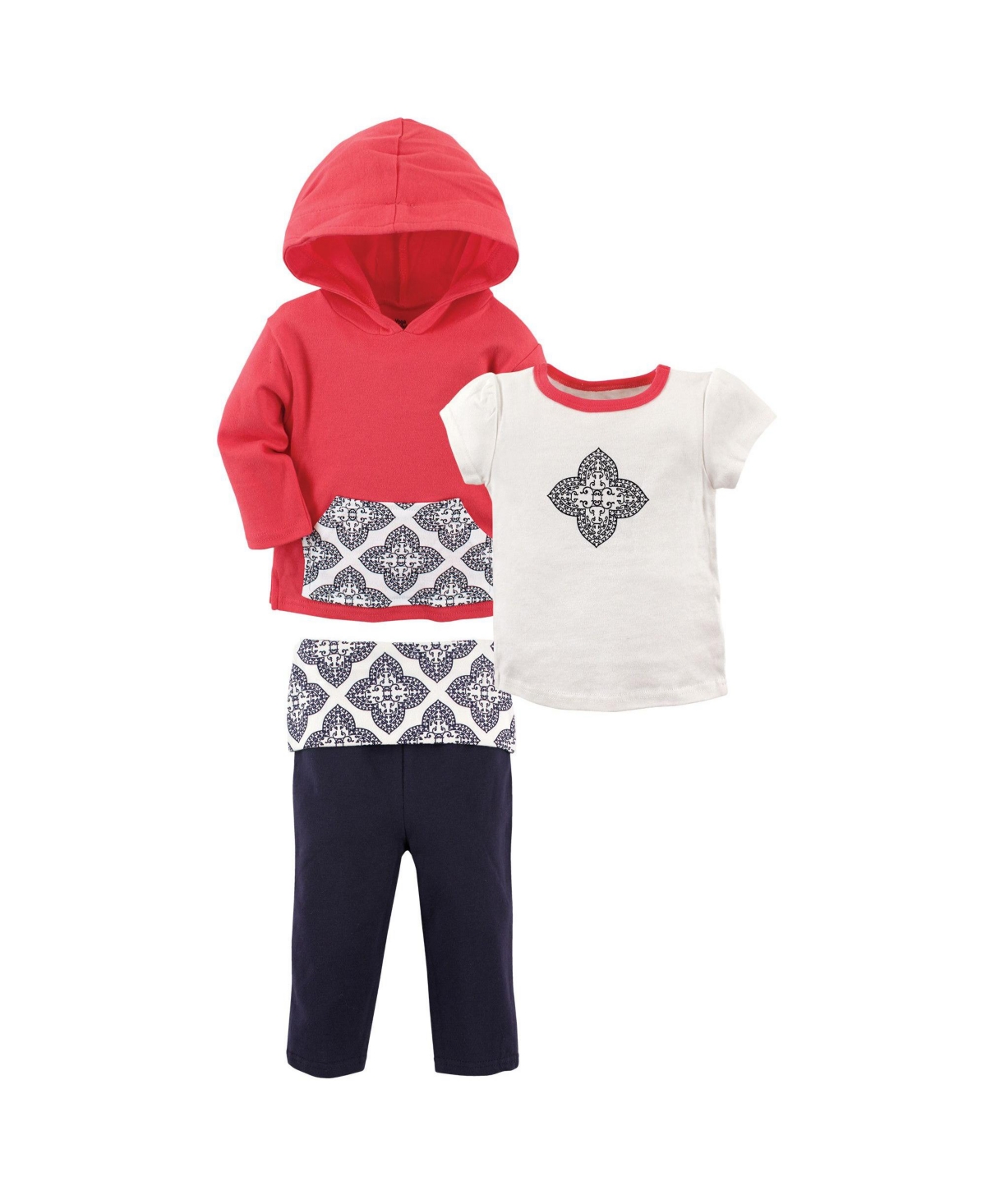 Click here for Yoga Sprout Toddler Girls Cotton Hoodie  Bodysuit... prices