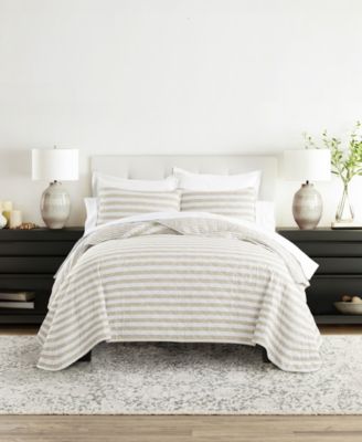 Click here for Ienjoy Home Classic Stripe Reversible Quilt Sets prices