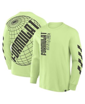 Formula 1 Men's Neon Green Quick Response Long Sleeve T-Shirt - Macy's