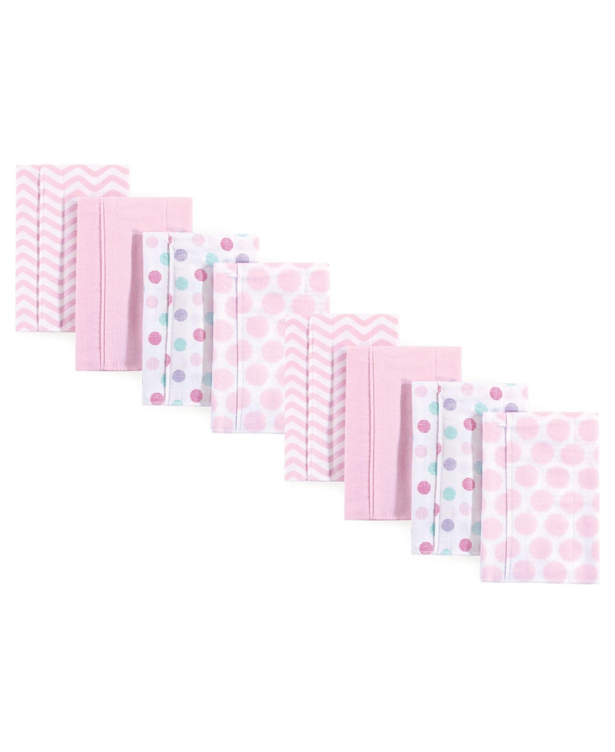 Click here for Luvable Friends Girls Durable Flannel Fabric Burp... prices