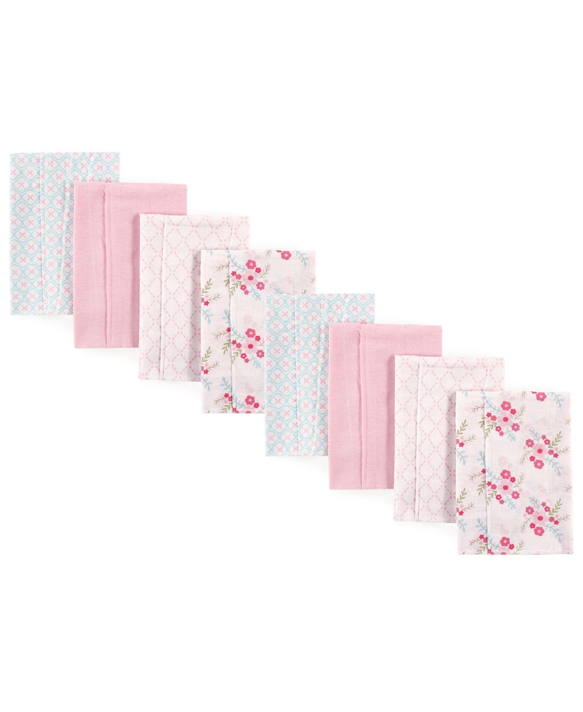 Click here for Luvable Friends Girls Durable Flannel Fabric Burp... prices