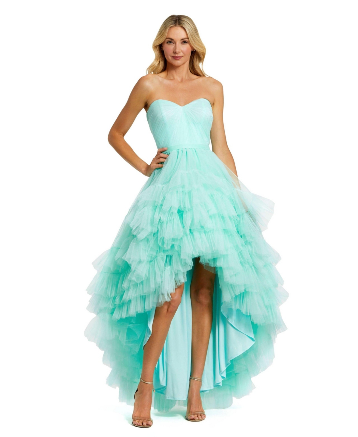 Click here for Mac Duggal Womens Strapless Ruched Sweetheart Ruff... prices