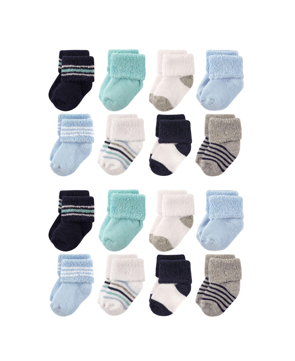 Click here for Luvable Friends Baby Boys Terry Fabric Sock Collec... prices