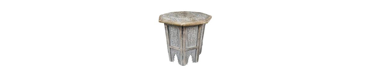 Click here for Farmhouse Side Table – Handcrafted Mango Wo... prices