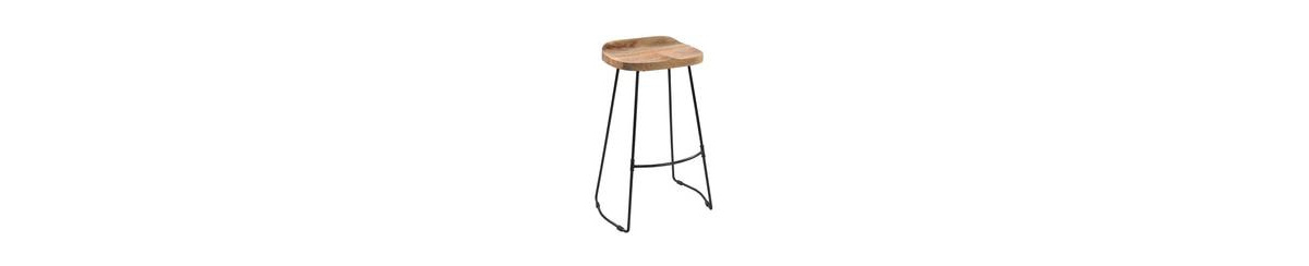 Click here for Industrial Barstool – Backless Mango Wood S... prices