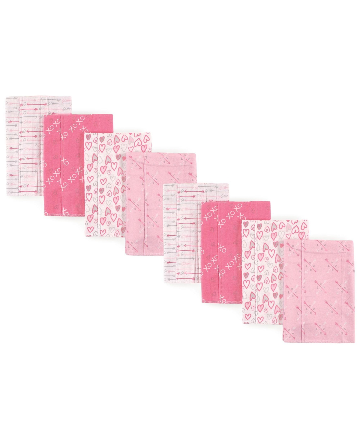 Click here for Luvable Friends Girls Durable Flannel Fabric Burp... prices