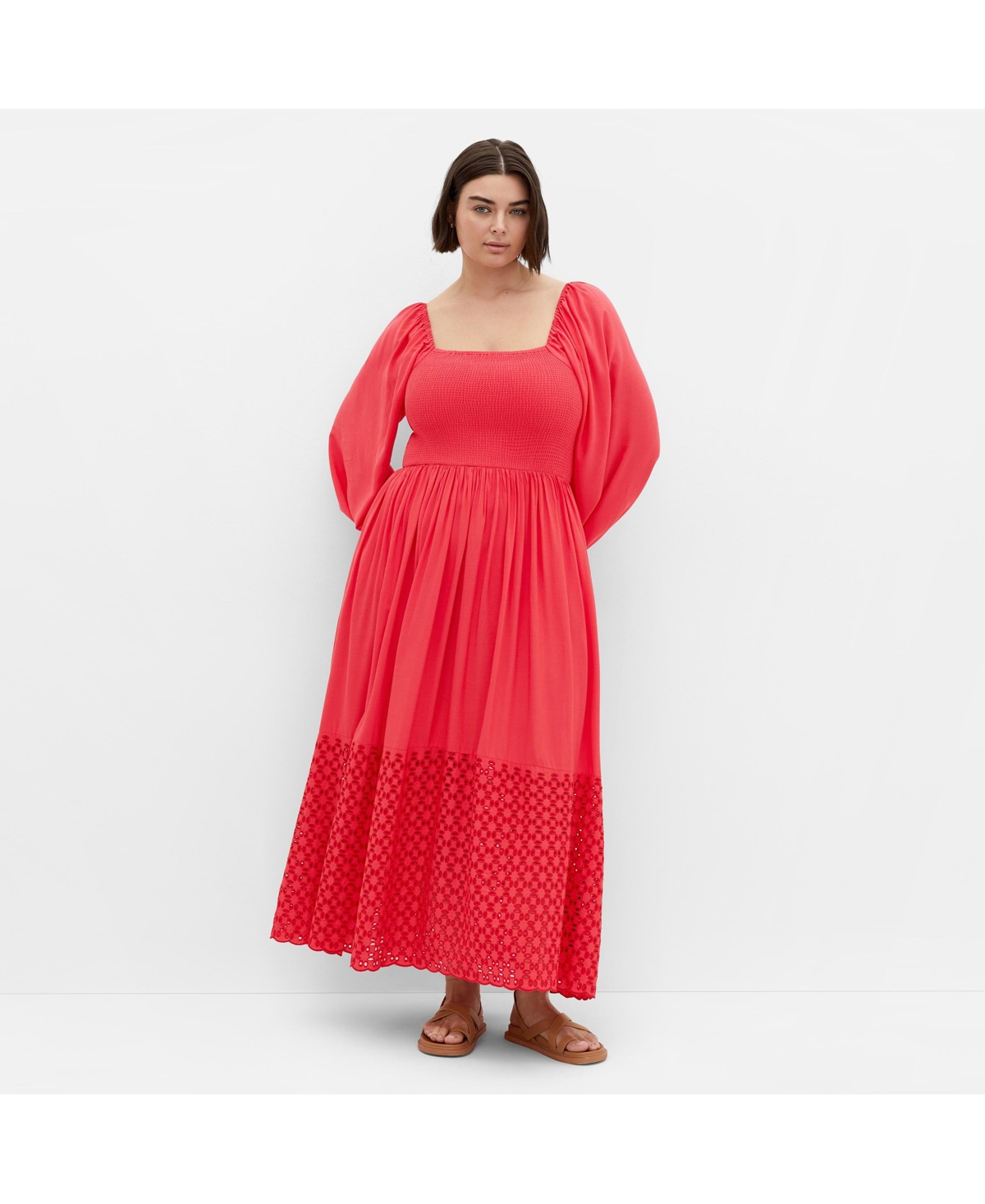 Click here for City Chic Plus Size Kaya Dress - Crimson prices