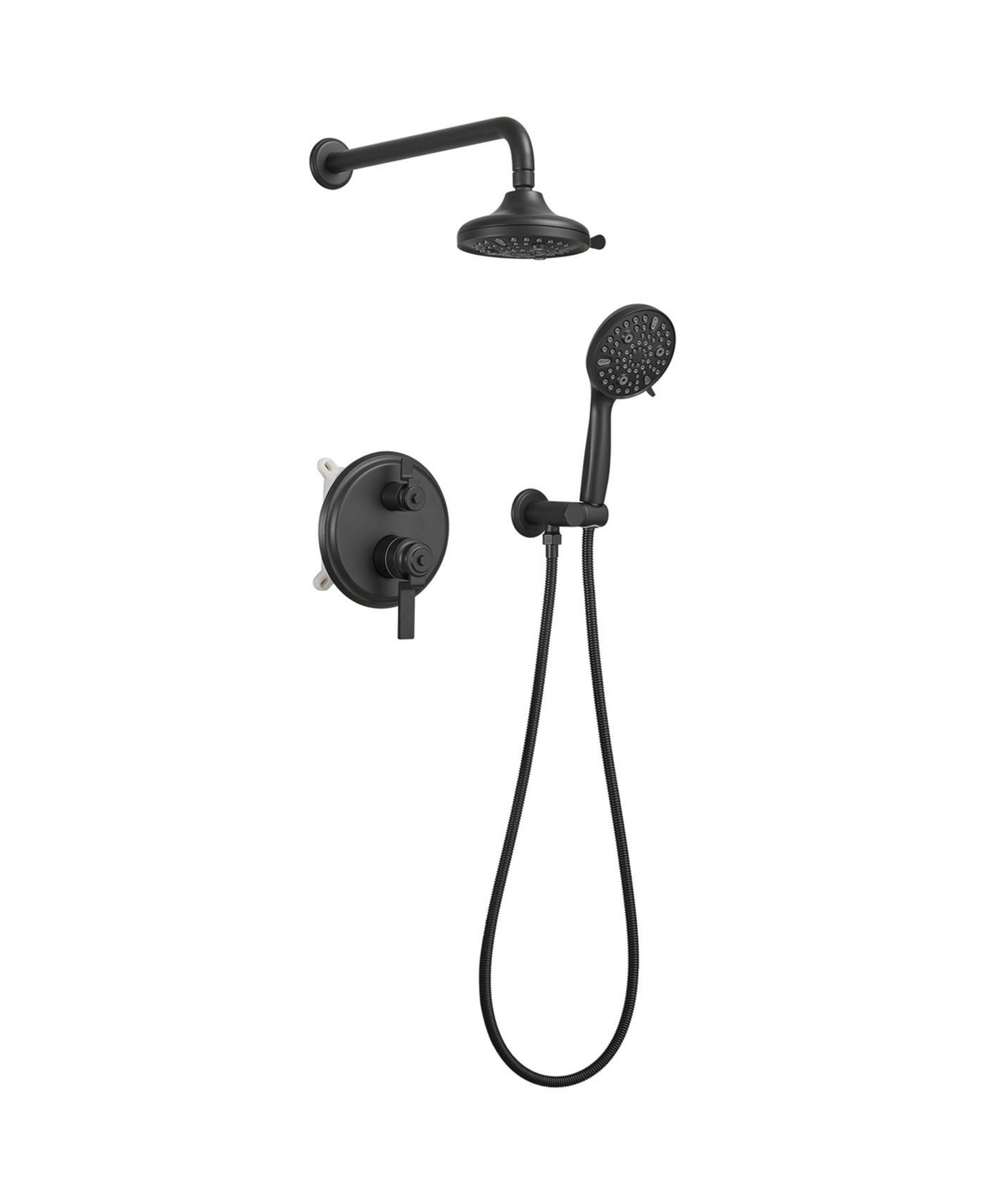 Click here for Single-Handle 1-Spray Round Rain Shower Faucet Com... prices