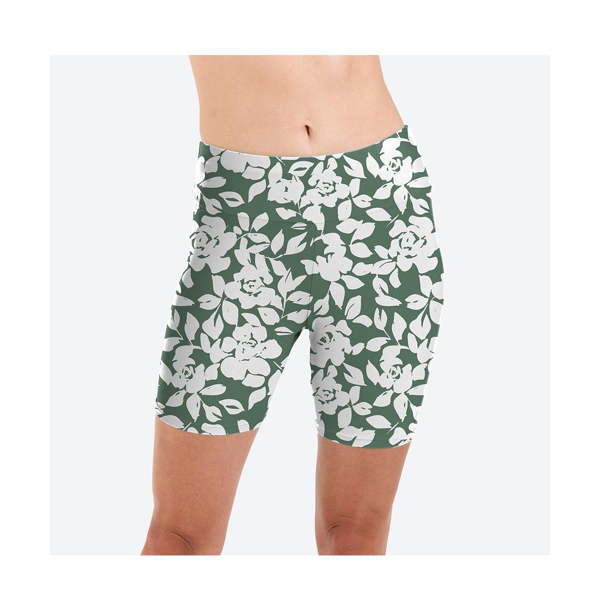 Click here for Calypsa Womens Mid-Thigh Swim Shorts - Sage green... prices