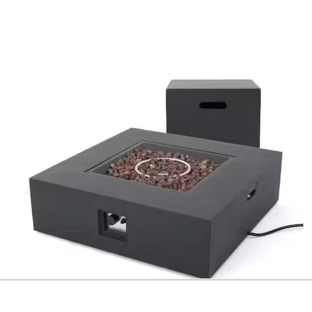 Click here for Streamdale Square Fire Pit Table Set - 50 000 Btu... prices