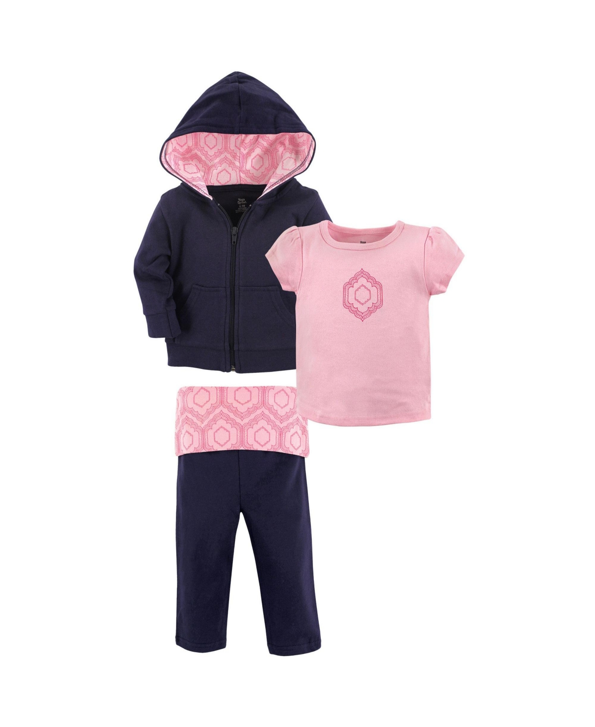 Click here for Yoga Sprout Toddler Girls Cotton Hoodie  Bodysuit... prices