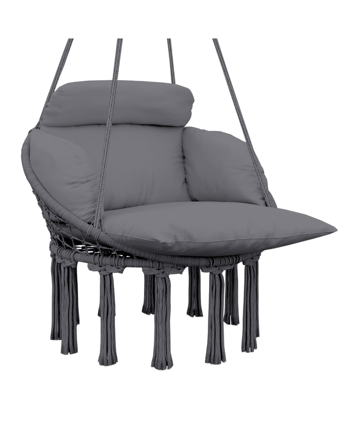 Click here for Outsunny Hanging Hammock Chair with Cushion  Macra... prices