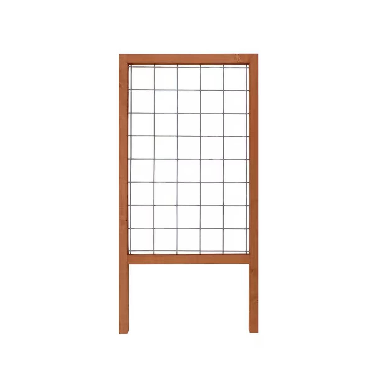 Click here for Outdoor Pine Wood Frame Garden Trellis with Metal... prices