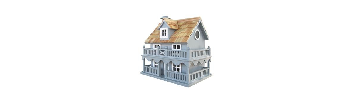 Click here for Wooden Cottage Bird House with Removable Back for... prices