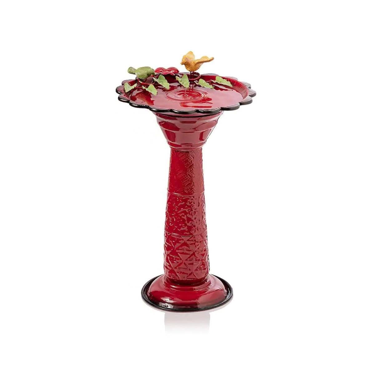 Click here for Metal Outdoor Garden Birdbath with Decorative Bird... prices