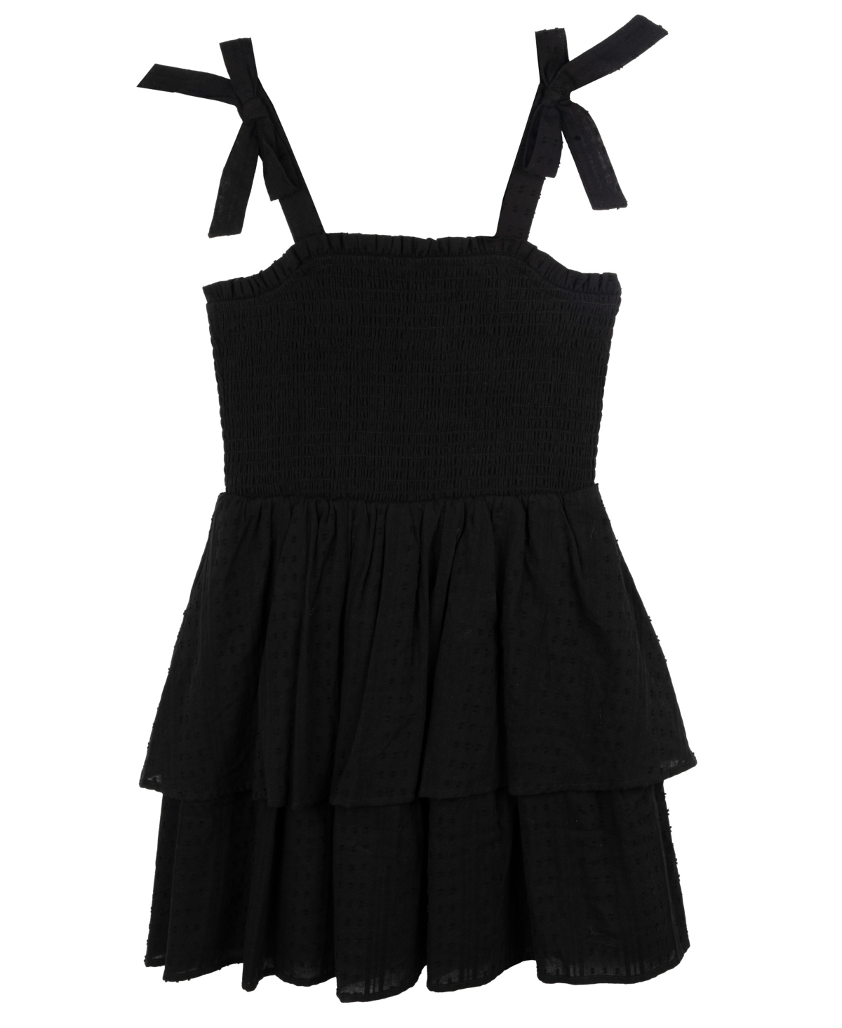 Click here for Rare Editions Big Girls Clip-Dot Shadow Stripe Dre... prices