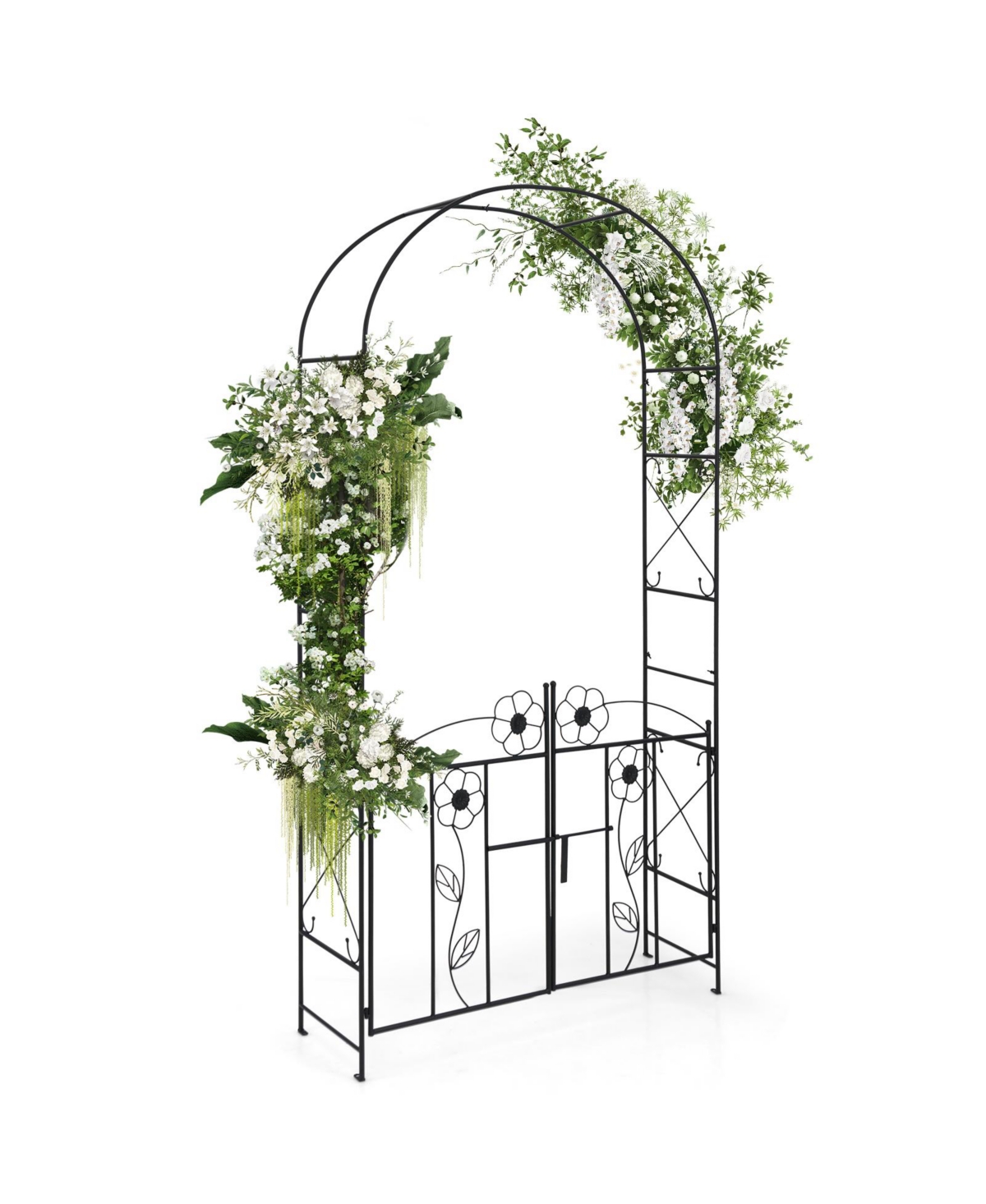 Click here for 2-in-1 Garden Arbor with Door and Latch for Outdoo... prices