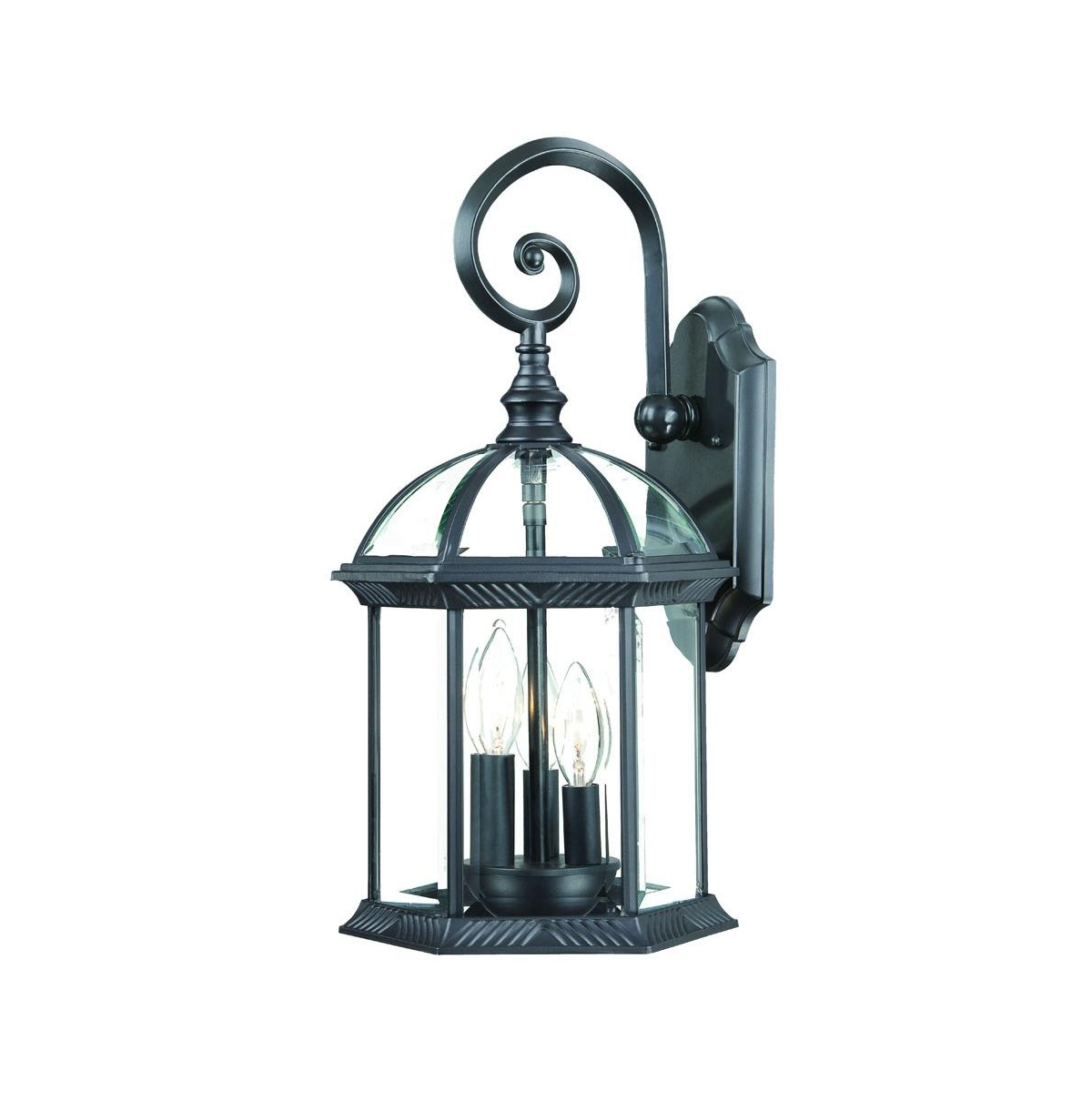 Click here for Eastern Lantern Wall Light – Three-Light De... prices