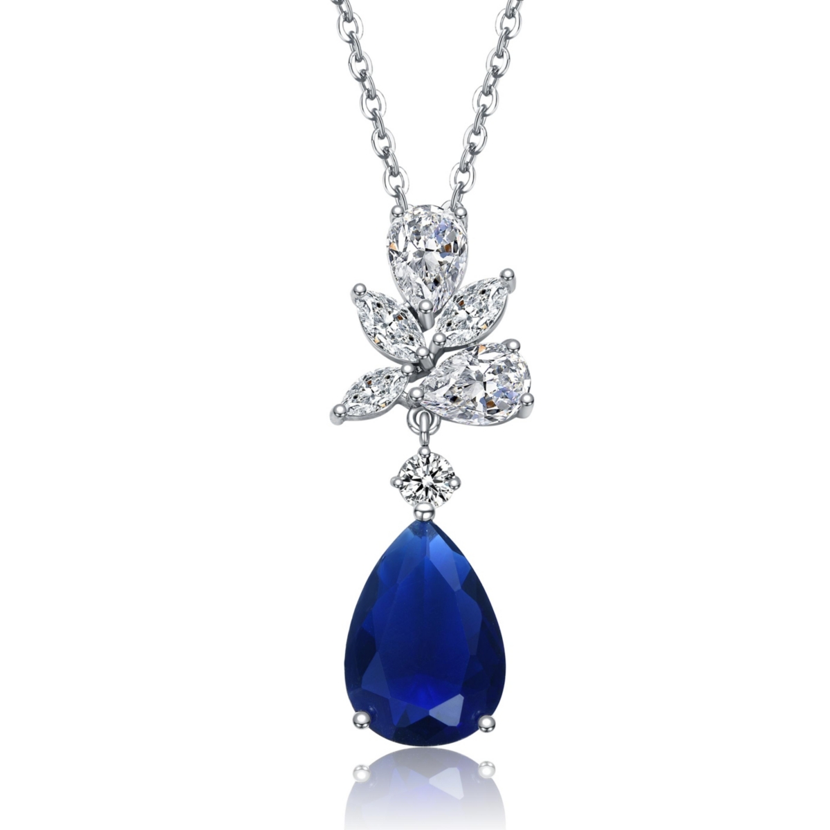 Click here for White Gold Plated with Colored Cubic Zirconia Tear... prices