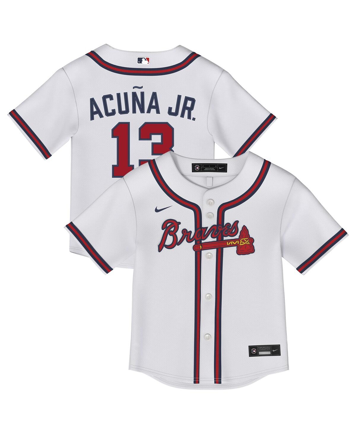 Click here for Outerstuff Toddler Ronald Acuna Jr. White Atlanta... prices