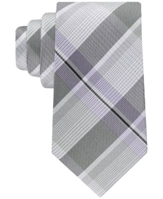 Calvin Klein Men's Rowe Plaid Tie - Macy's