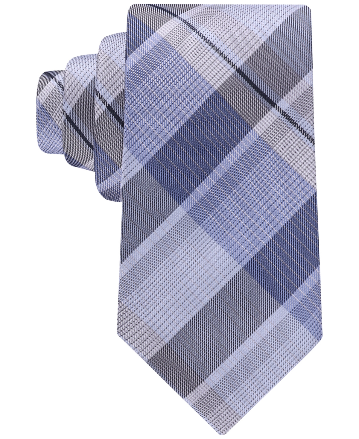 Click here for Calvin Klein Mens Rowe Plaid Tie - Light Blue prices