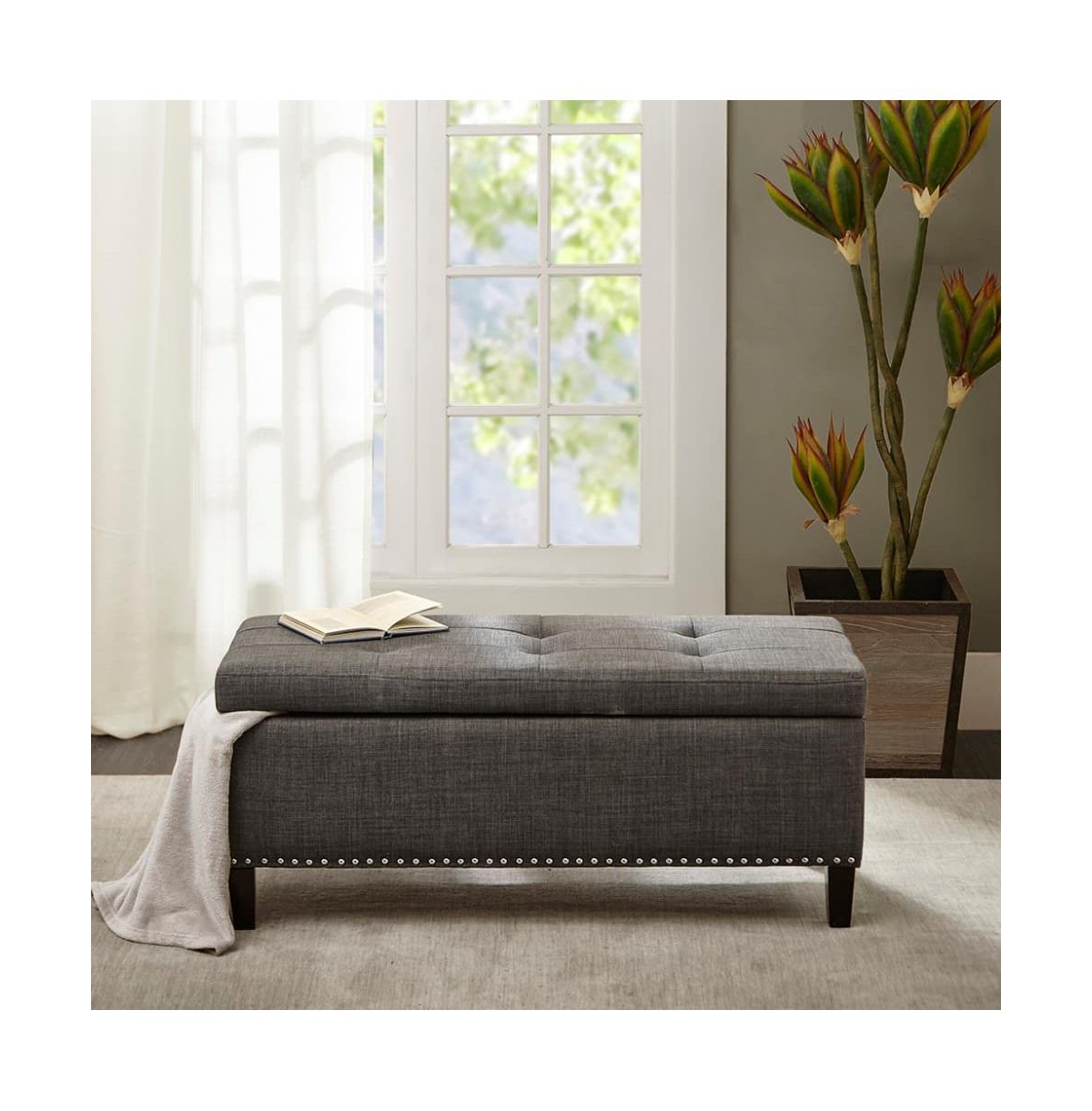 Click here for Modern tufted storage bench with soft-close lid  g... prices