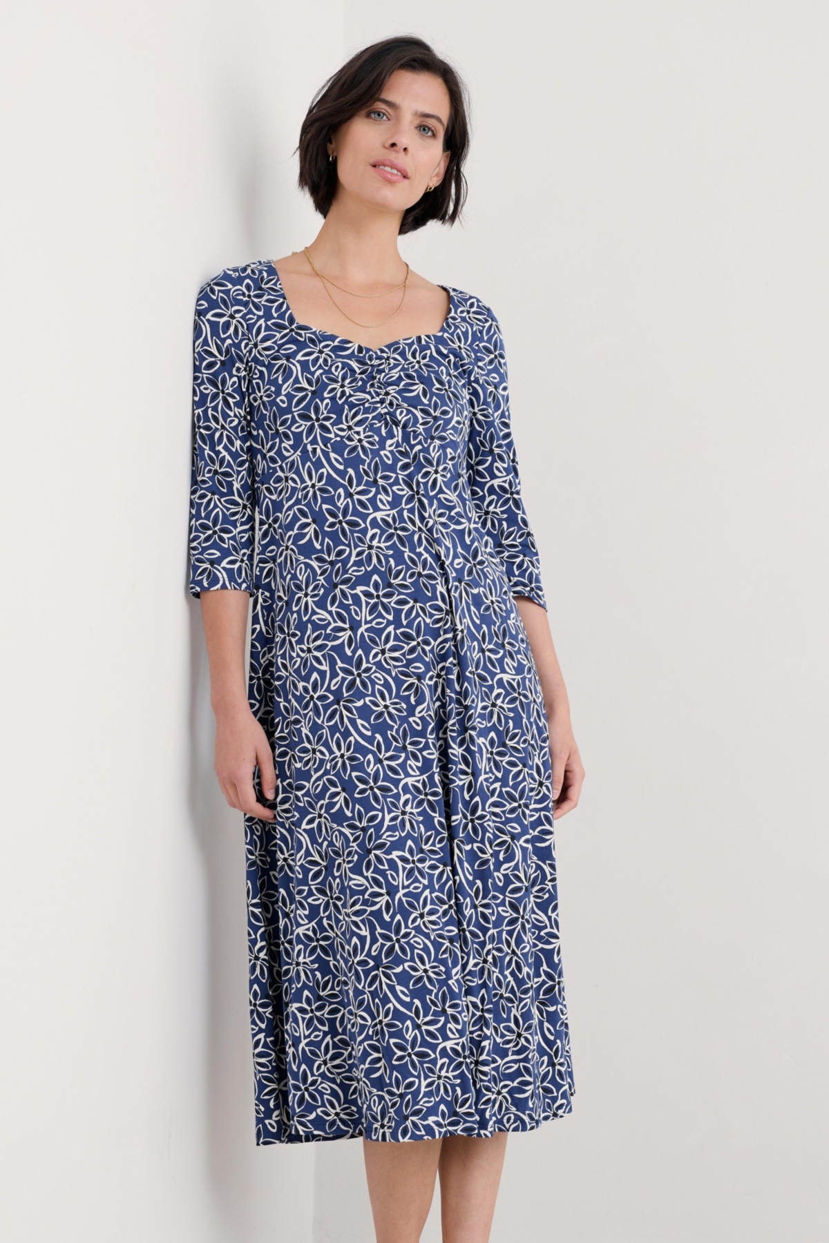 Click here for Seasalt Cornwall Womens 3/4 Secret Cove Dress - Ha... prices