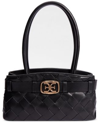 Sam Edelman Cleo Medium Woven Leather Satchel - Macy's