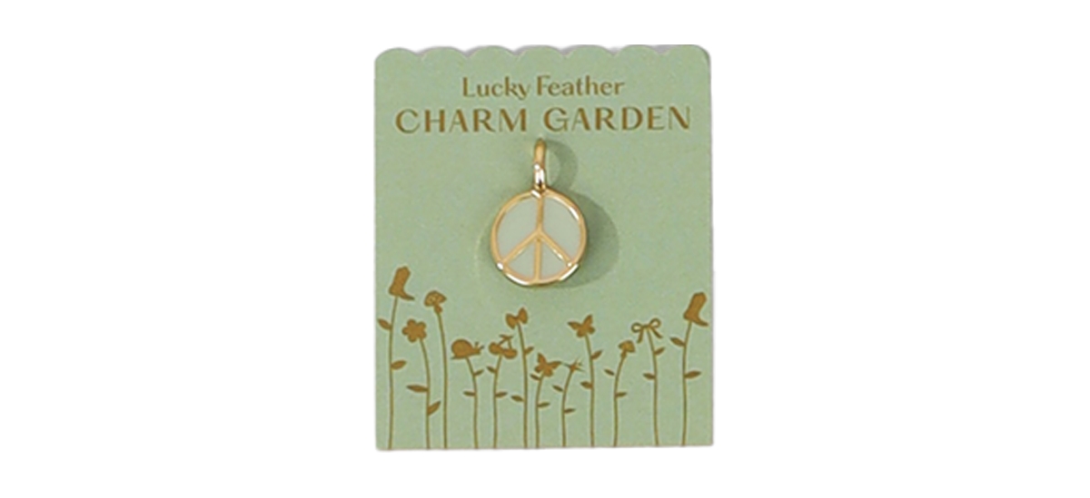 Click here for Lucky Feather Charm Garden - Gold - Peace Charm prices
