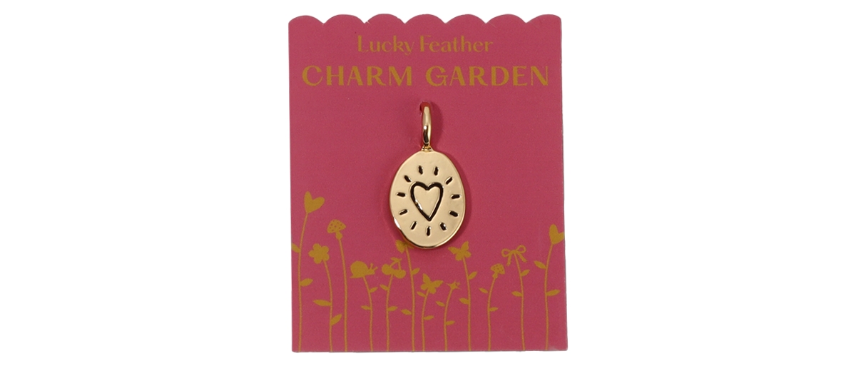 Click here for Lucky Feather Charm Garden - Gold - Love - Heart S... prices