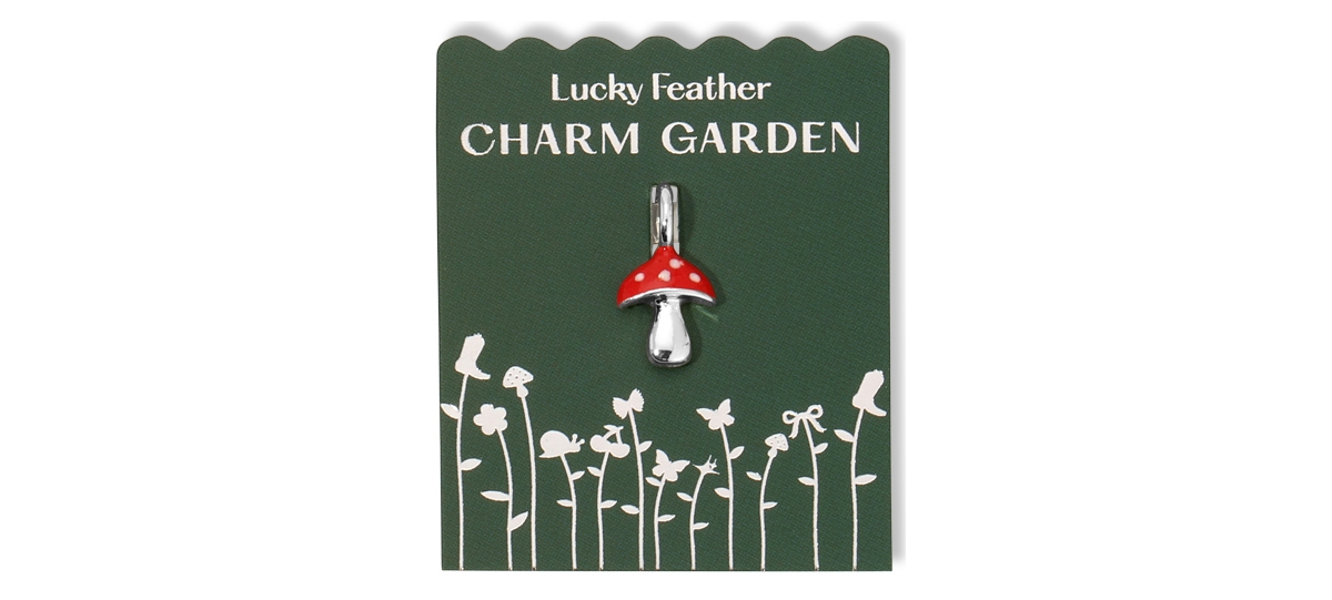 Click here for Lucky Feather Charm Garden - Silver - Mushroom prices