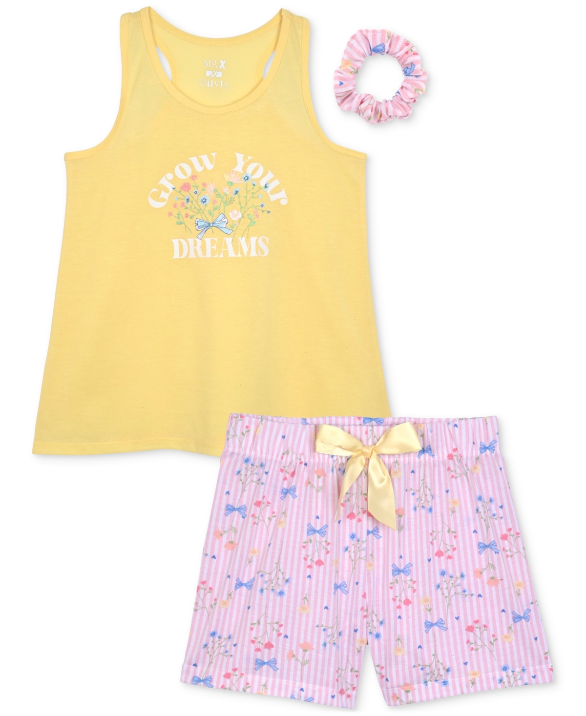 Click here for Max & Olivia Big Girls Floral Tank & Printed Short... prices