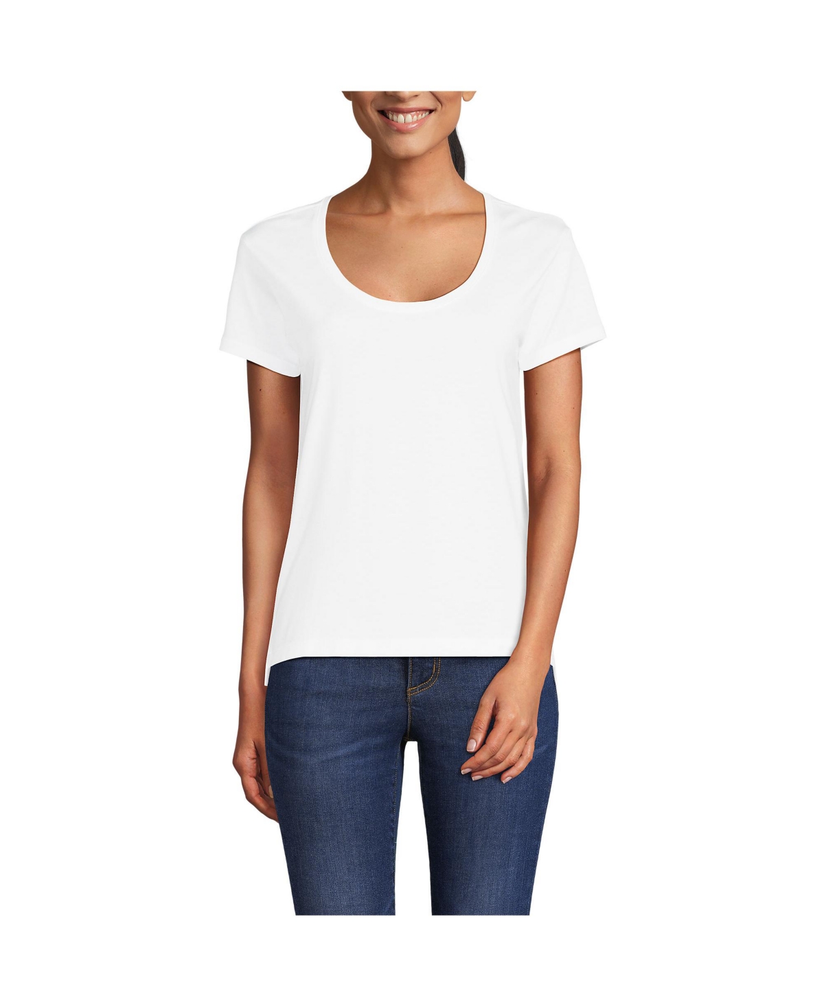 Click here for Lands End Womens Supima Cotton Tall Short Sleeve S... prices