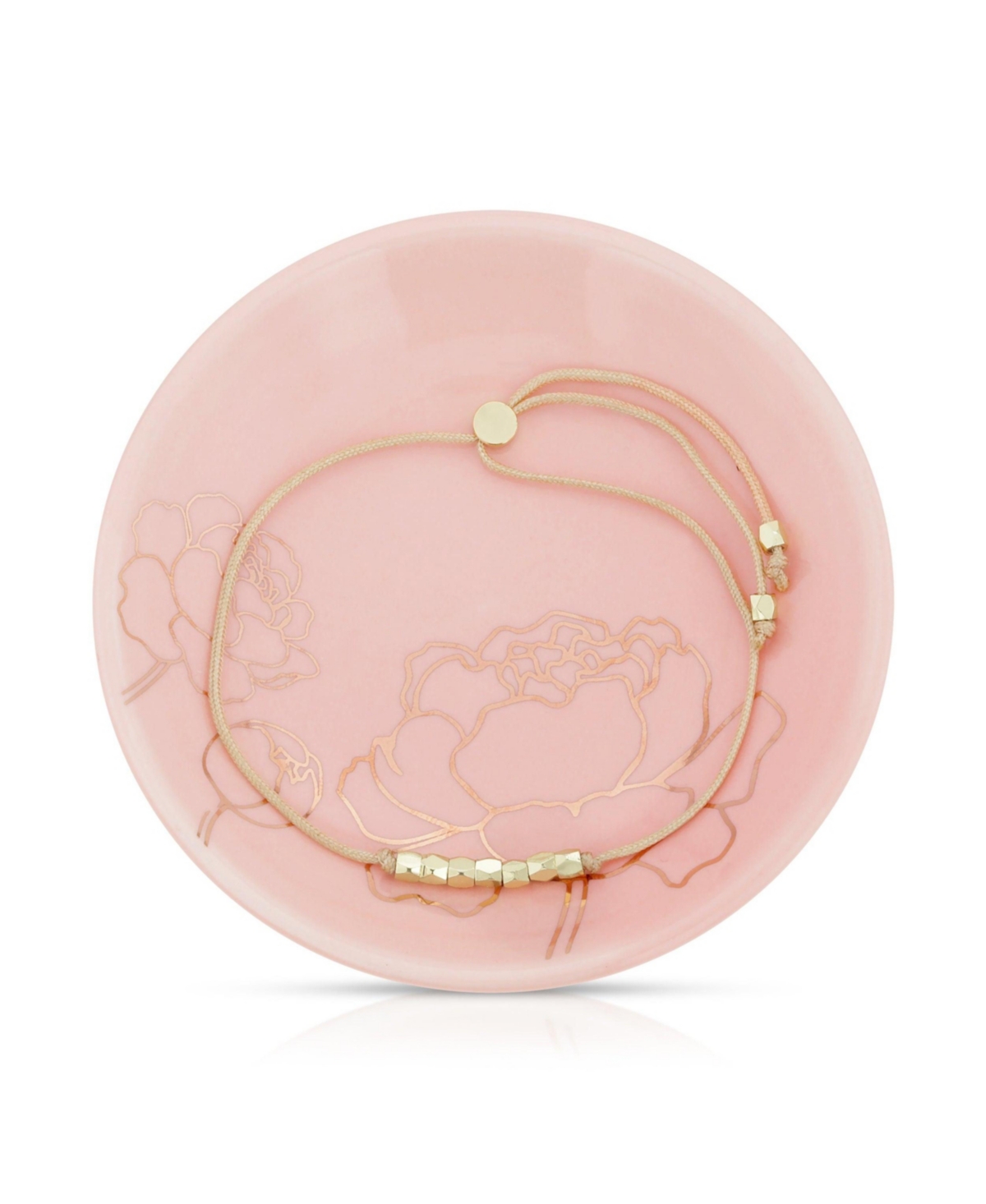 Click here for Lucky Feather Bracelet + Dish Set - Flower - Rnd d... prices