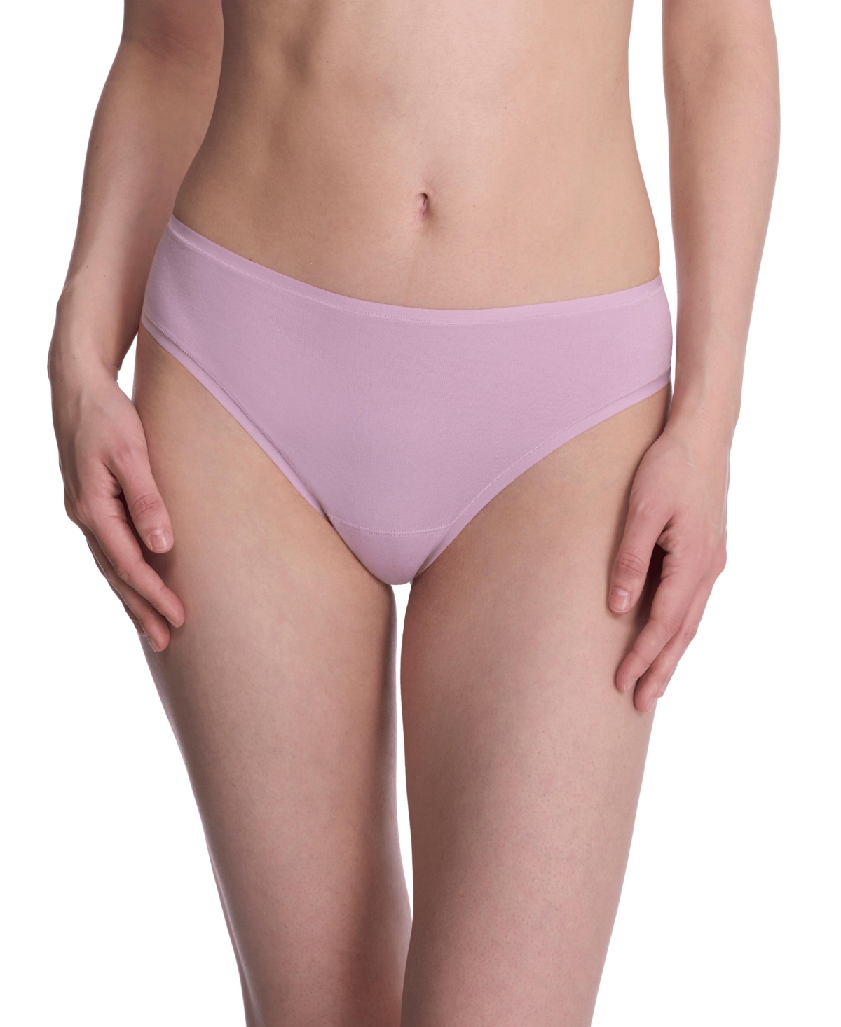 Click here for Natori Womens Bliss Bare Cotton Thong - Rose mist prices