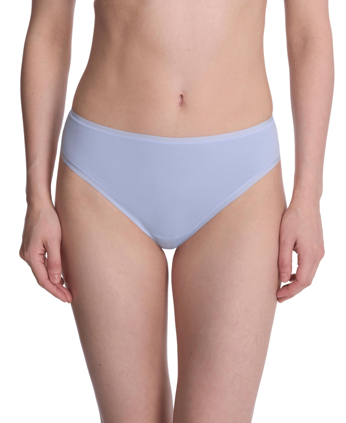 Click here for Natori Womens Bliss Bare Cotton Thong - Glacier bl... prices