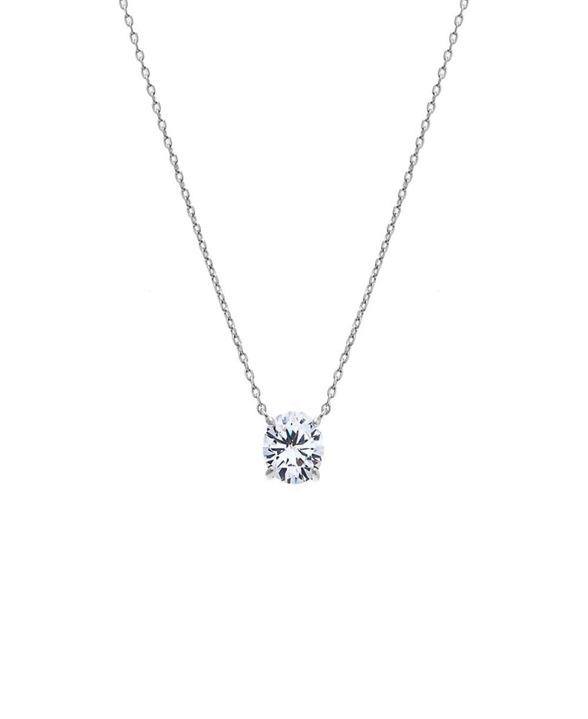 Click here for By Adina Eden Juliette Statement Necklace - Silver prices