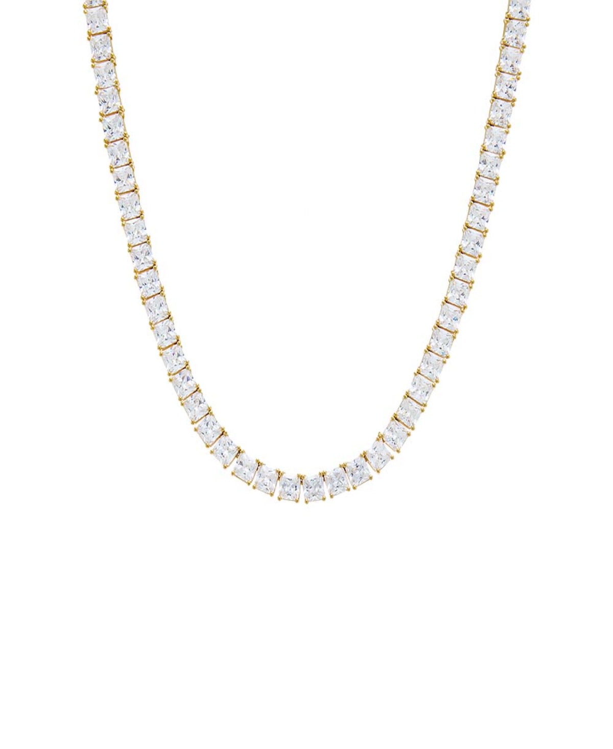 Click here for By Adina Eden Cubic Zirconia Princess Cut Tennis N... prices