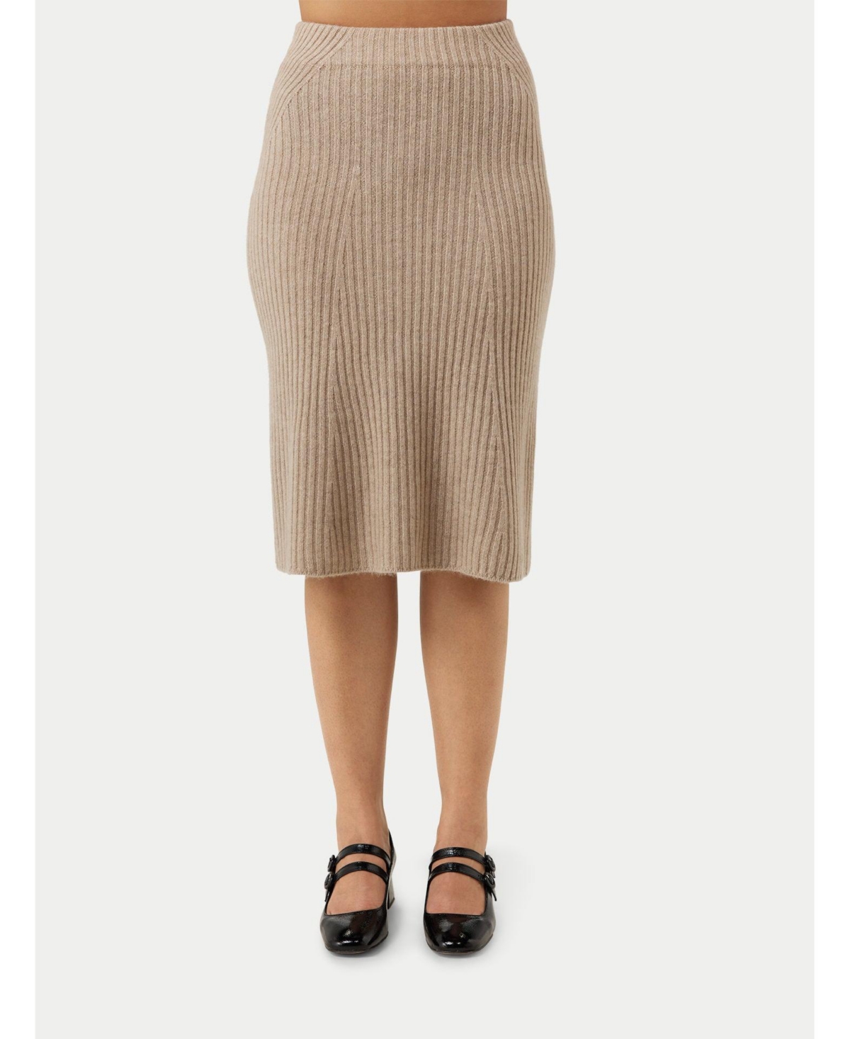 Click here for Gobi Cashmere Womens Cashmere Midi Flared Skirt -... prices