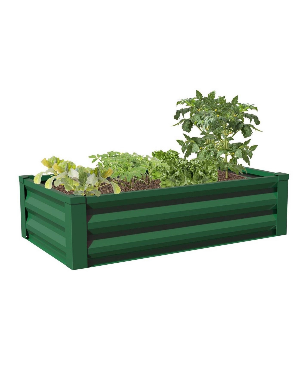 Click here for Powder Coated Metal Raised Garden Bed Planter - Gr... prices